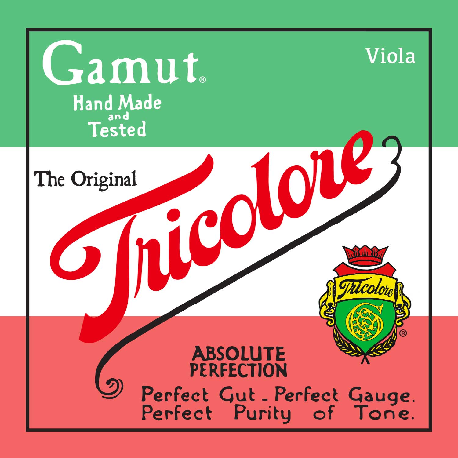 Tricolore Gut Viola Strings